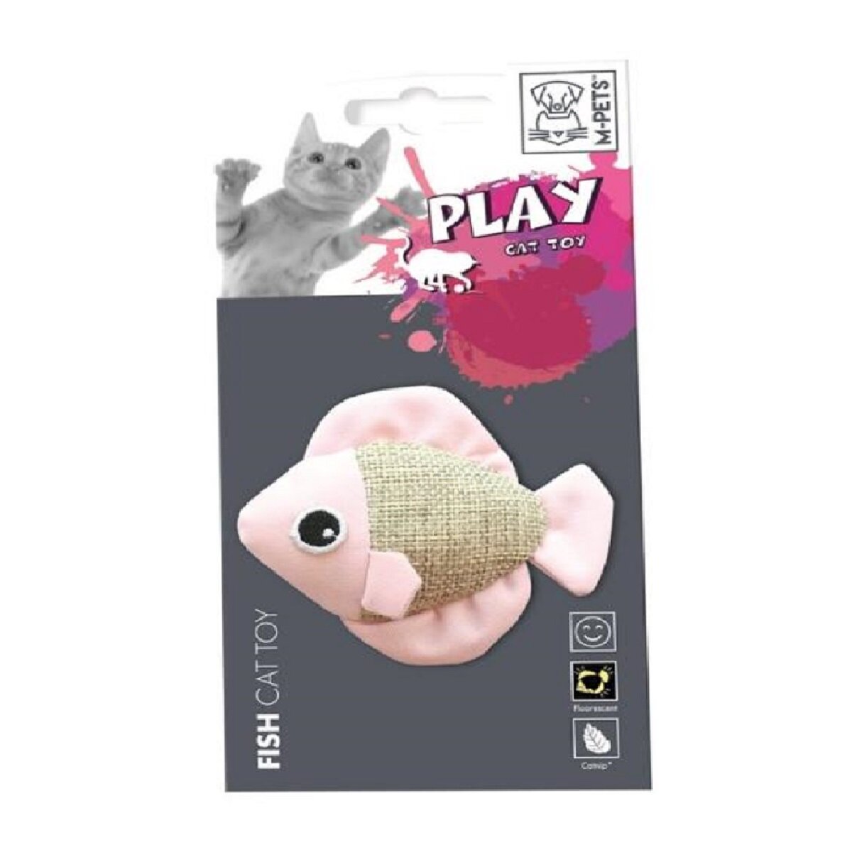 M-PETS Игрушка для кошек рыбка 8*4*7см 20600799