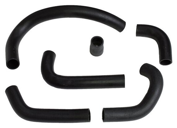 Патрубки радиатора Москвич-2141 двигатель ВАЗ комплект 6 штук SONATEX