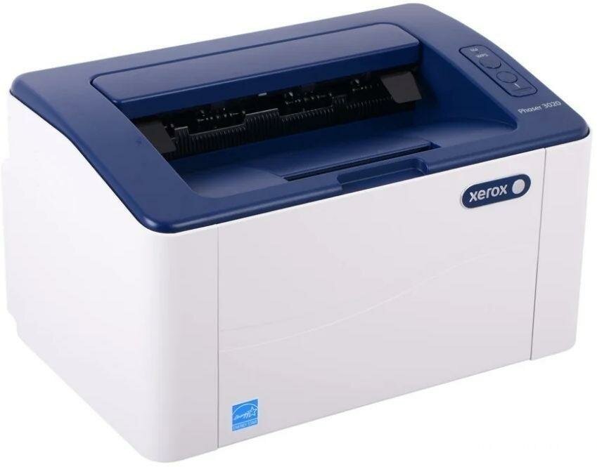 Принтер лазерный XEROX Phaser 3020v_bi A4 WiFi, белый