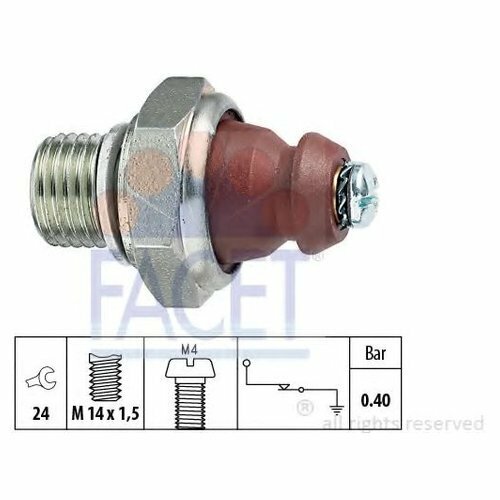 Датчик давления масла Facet 70074