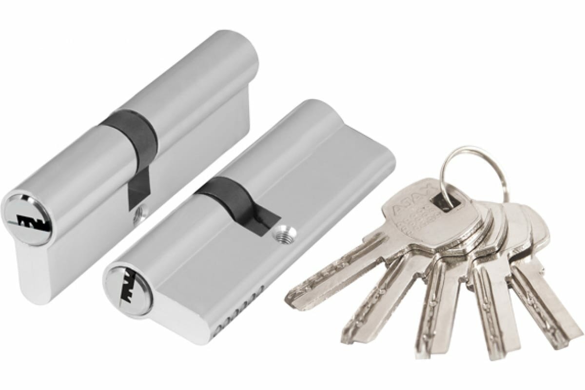 AJAX цилиндровый механизм AX200/90 мм 40+10+40 CP хром 5 кл. серия 40215