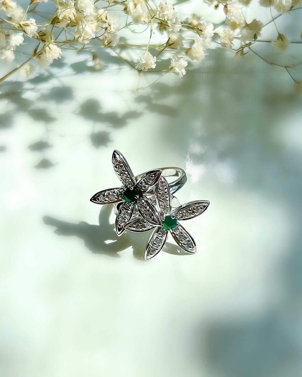 Кольцо, серебро, 925 проба, агат, фианит