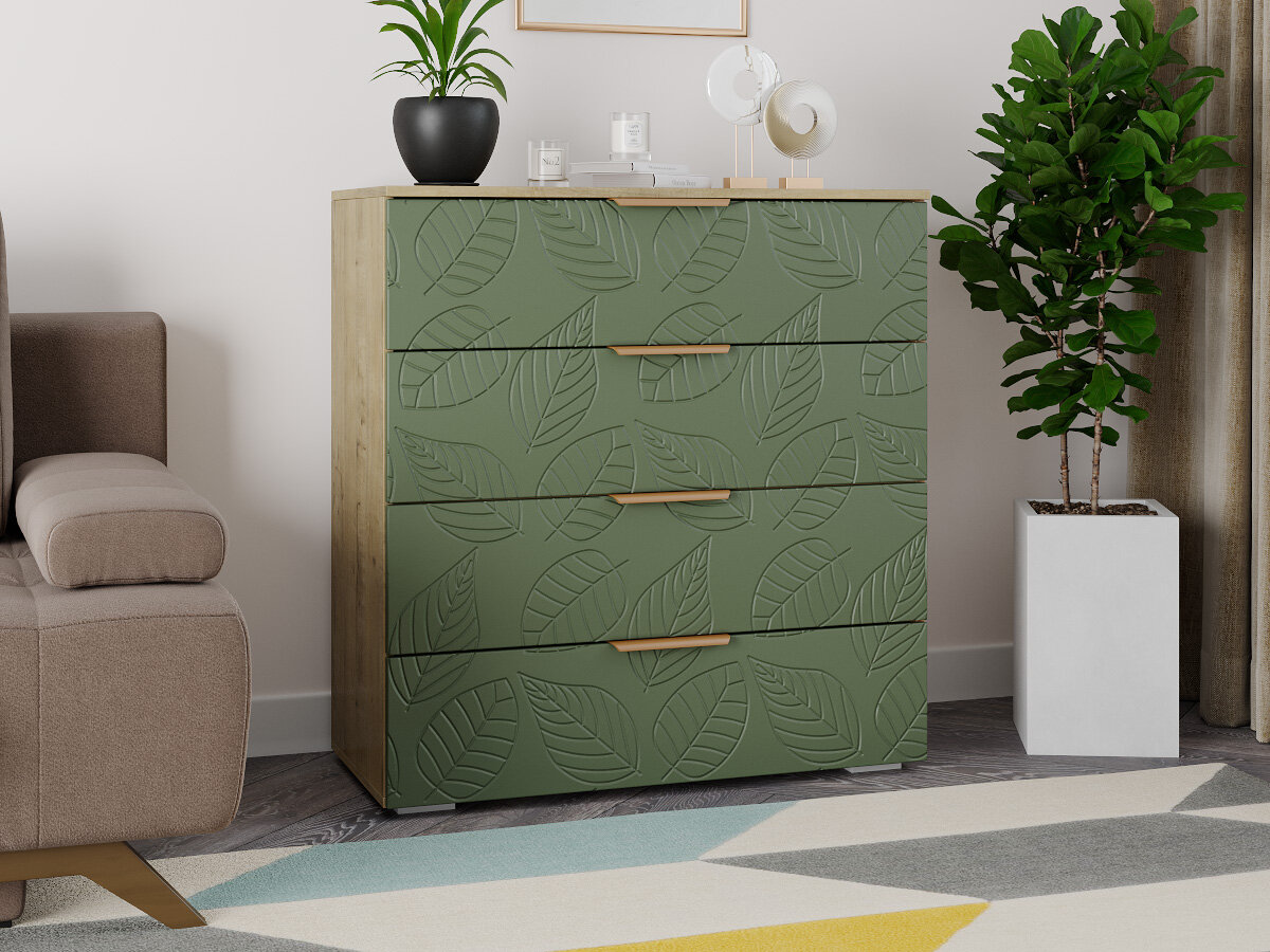 Комод Асти Бразо Пантано для документов для книг для обуви для одежды для посуды 91*96*42