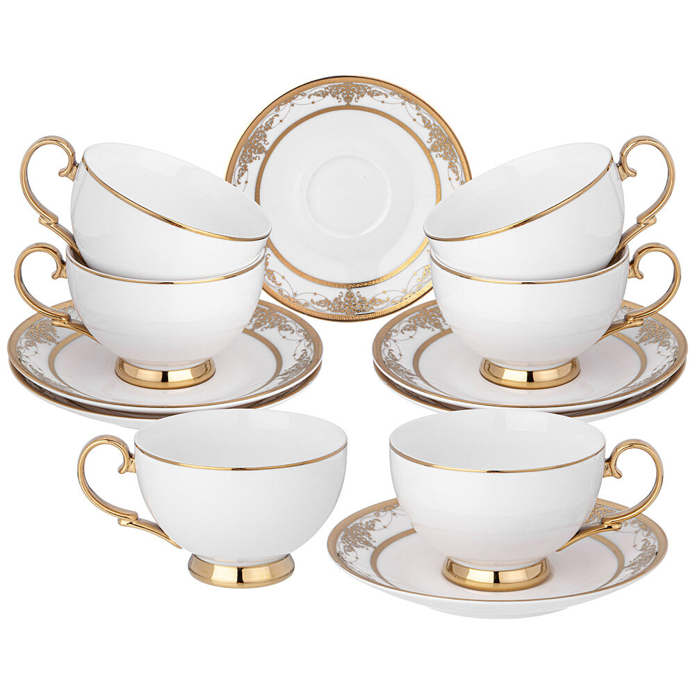 Чайный набор 115-375 lefard дворец на 6 пер. 12 пр. 250 мл