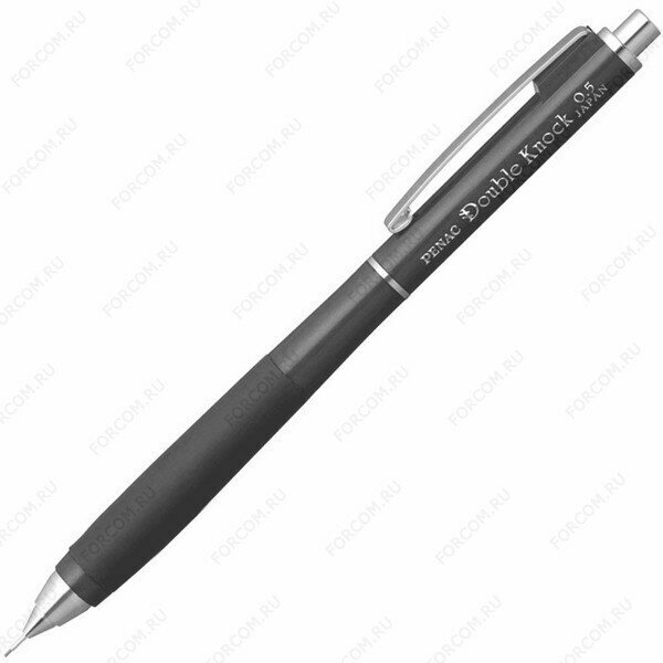 Карандаш механический Penac Double Knock 0,5 мм. НB корпус черный (PENAC SC1601-06)