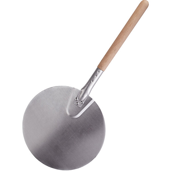 Лопата для пиццы алюминиевый, дерево D=30, L=37.5см