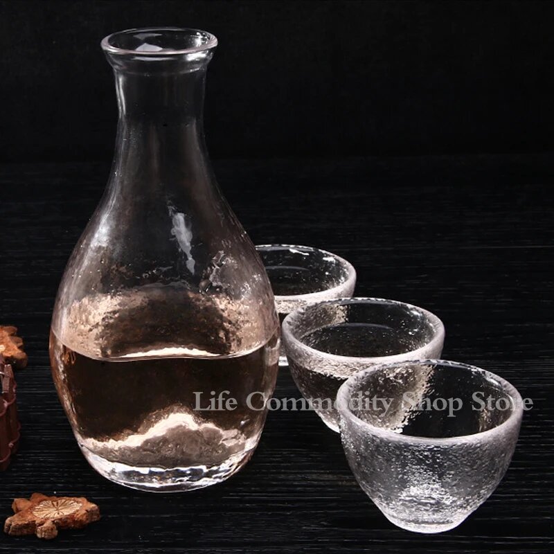 Набор для саке из стекла Коричневый, B-1Pot 3Cups