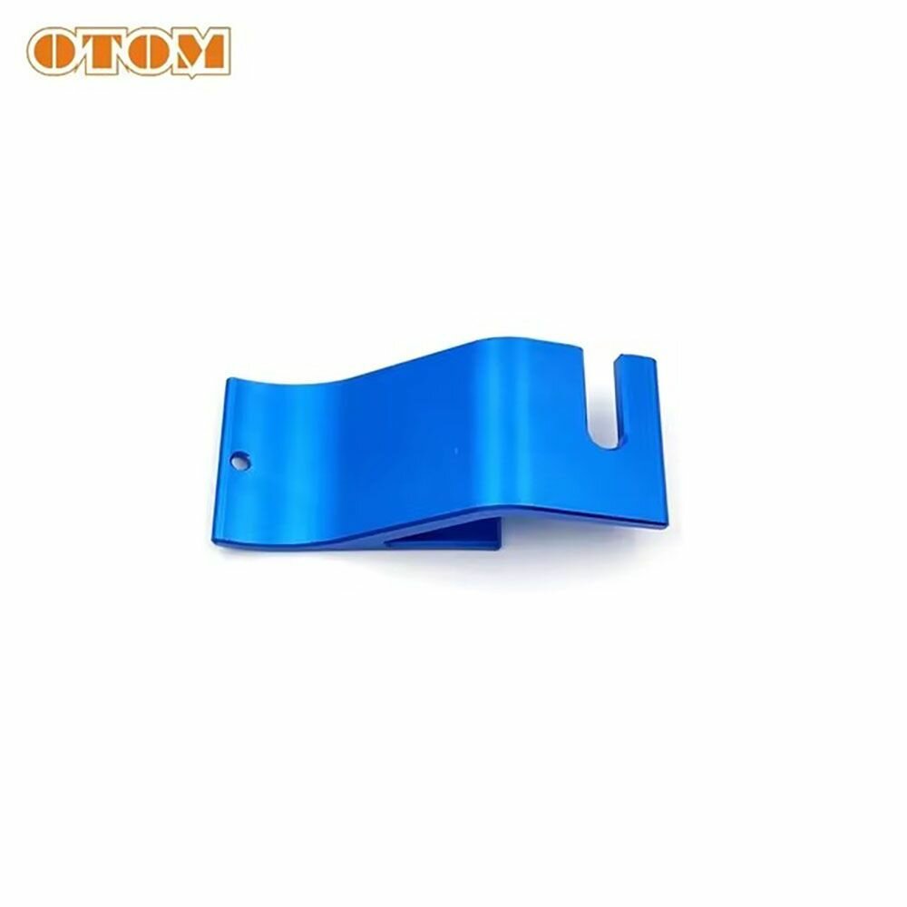 Инструмент для шиномонтажа мотоцикла, компактная монтажка, синяя.