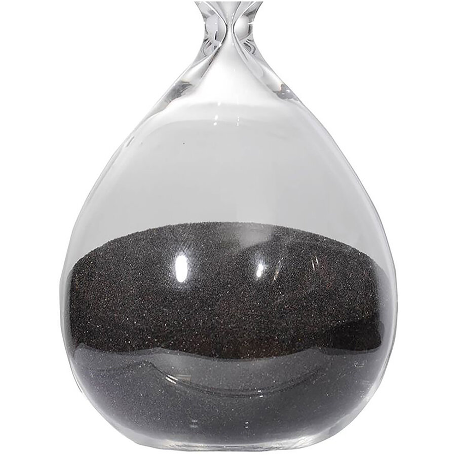 Песочные часы декоративные на 30 минут Glasar, стеклянные, 8x8x20 см