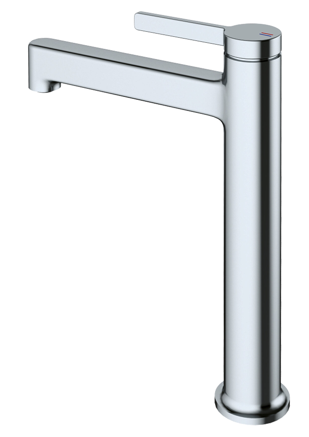 Смеситель для раковины высокий ESKO Sochi SC25, латунный для накладной раковины