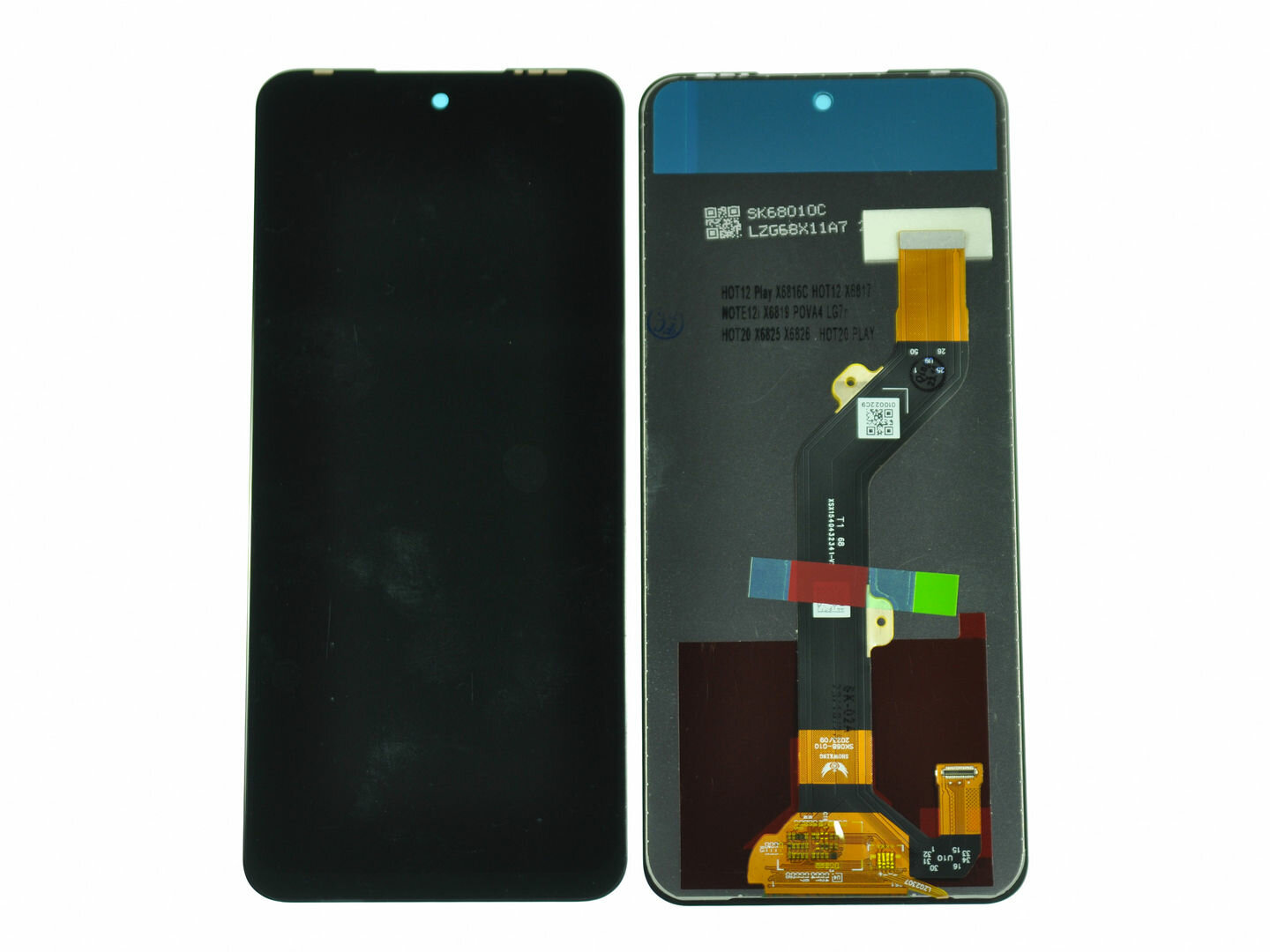 Дисплей (LCD) для Infinix Hot 12 Play (X6816D)/Hot 20 (X6826B)/TECNO Pova 4/Pova Neo 2 (LG6n)/Neo 3 (LH6N)/Note 12i+Touchscreen ORIG 100%