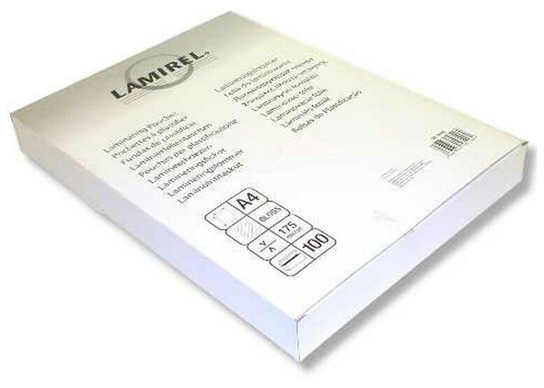Пленка Lamirel LA-7876501 А4, 175мкм, 100 шт.