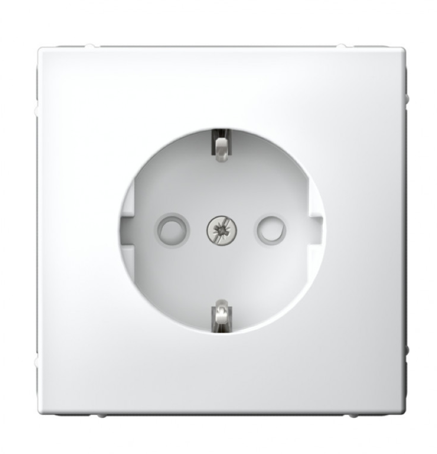 Розетка силовая штепсельная Systeme Electric / Систем Электрик ArtGallery, 16А IP20 лотос, с заземляющими контактами и шторками, GAL001345S / электрооборудование