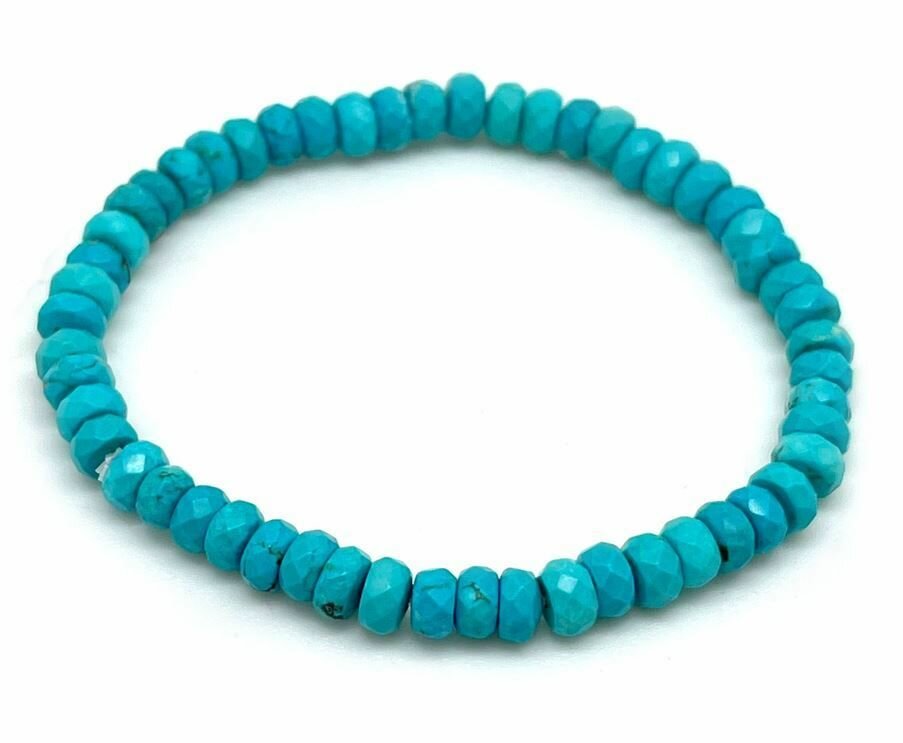 Браслет, бирюза синтетическая