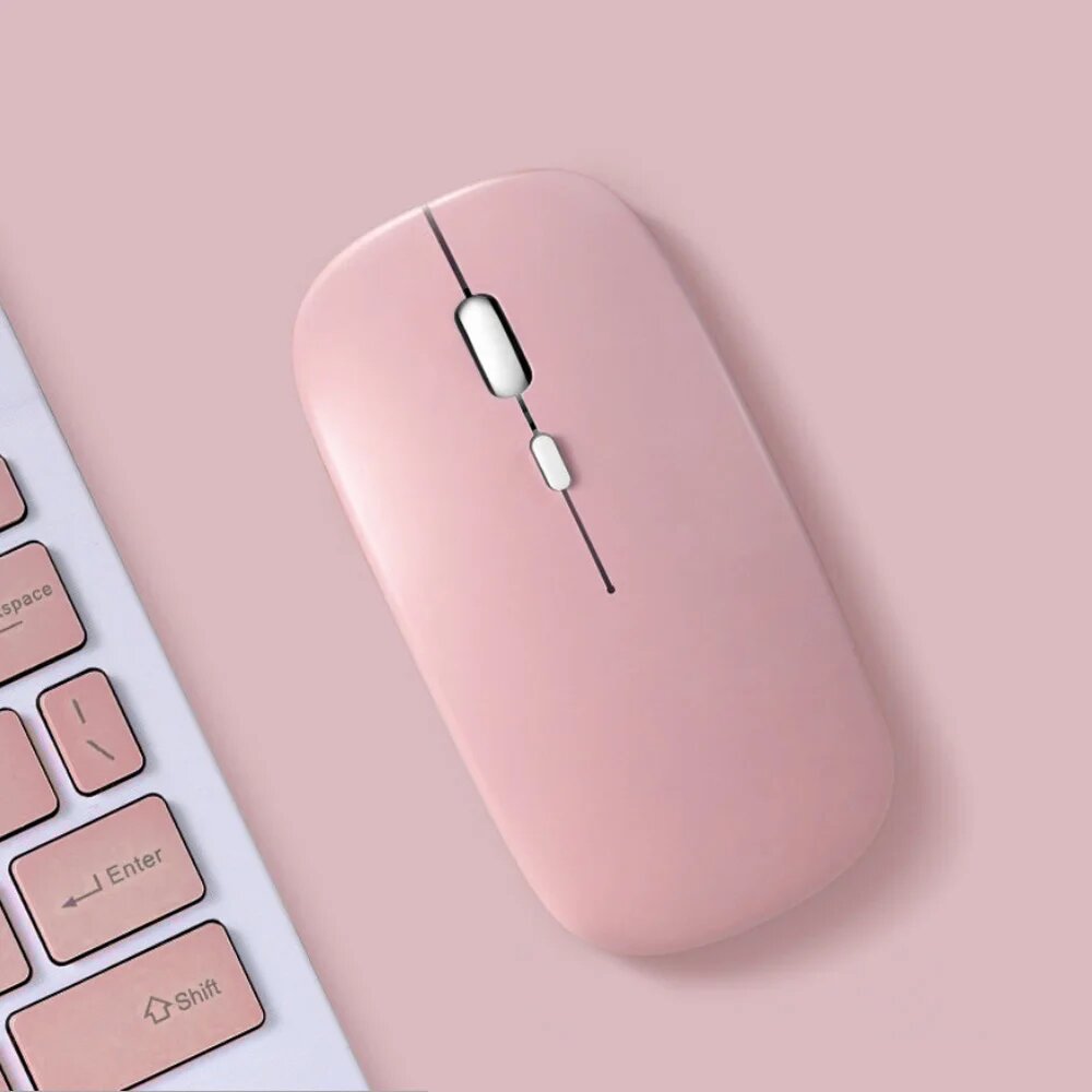 Беспроводная мышь Pink Bluetooth
