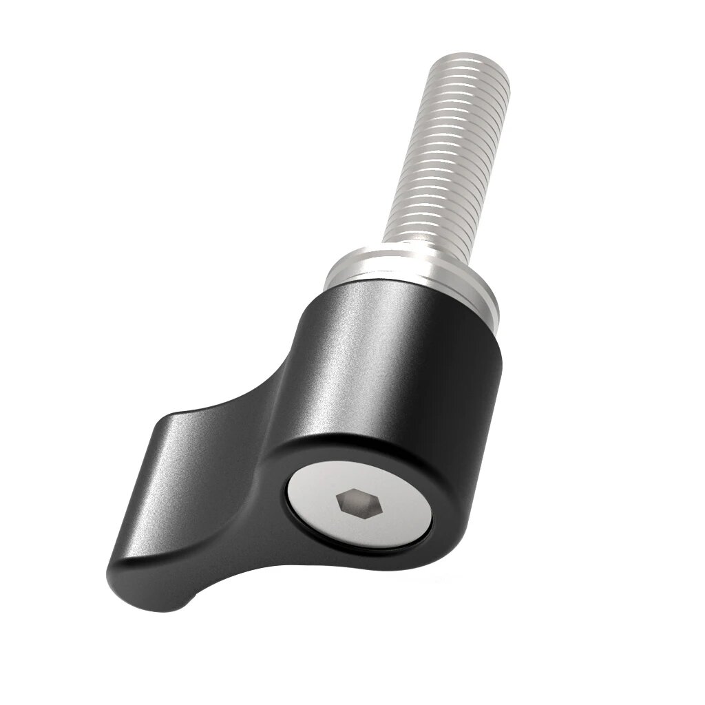 Ручной винт M5 для экшн-камер GoPro, Insta360, Sony Black L Type 17mm, Stainless steel