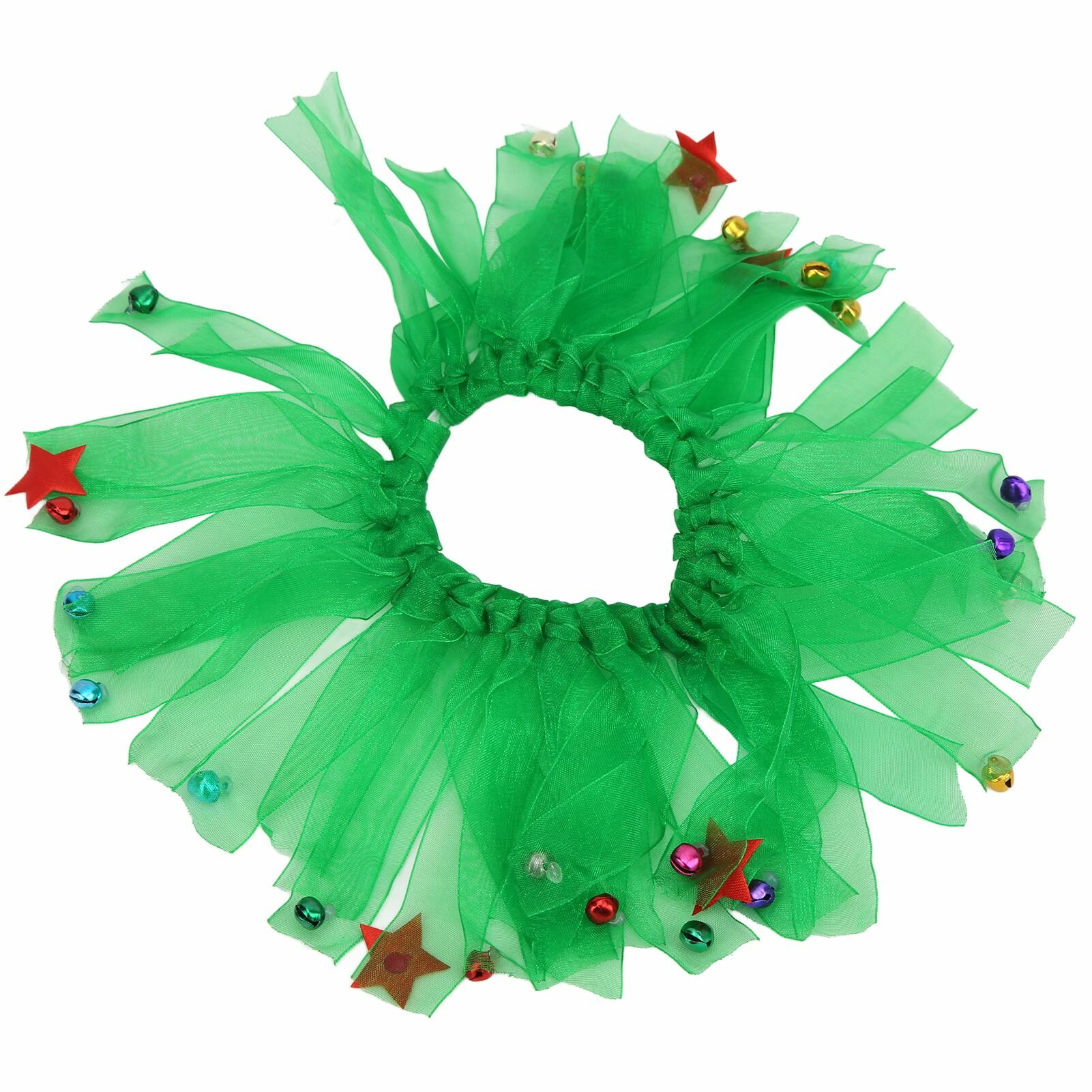 Одежда для домашних животных на Рождество, декоративный ошейник с бубенчиками для собак, котов и кроликов, полиэстер