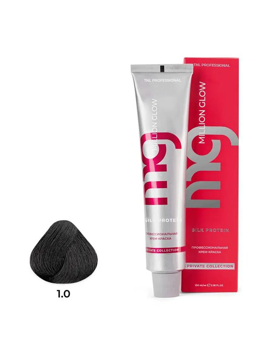 Крем-краска для волос Million glow Private collection Silk protein 1.0