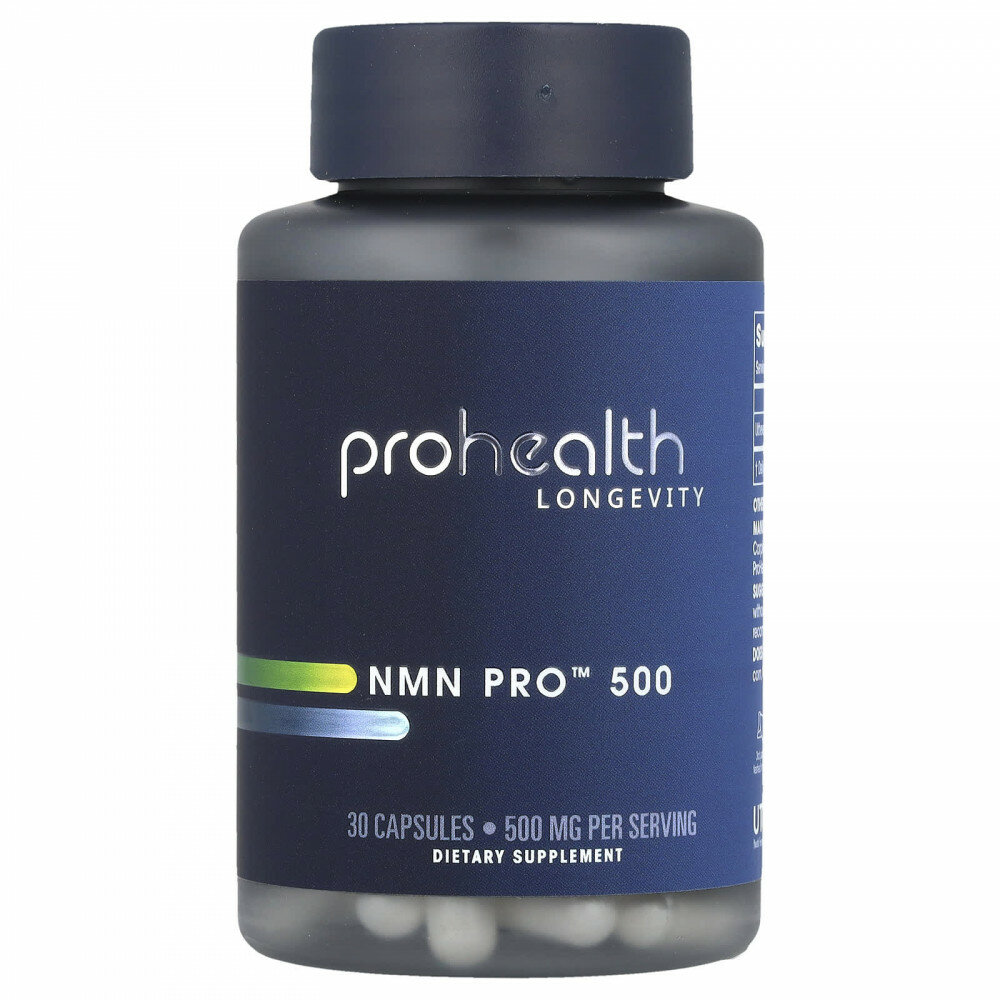 ProHealth Longevity, NMN Pro™ 500, 500 мг, 30 капсул
