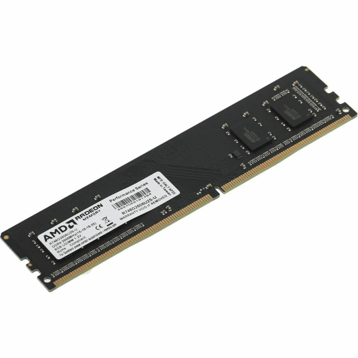 Модуль памяти 8Gb DDR4 2666MHz AMD Radeon R7 Performance Series (R748G2606U2S)