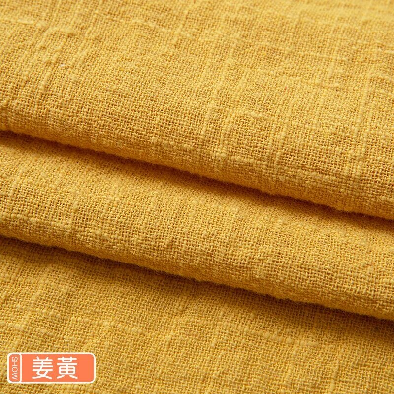 Льняная хлопковая ткань для шитья 20