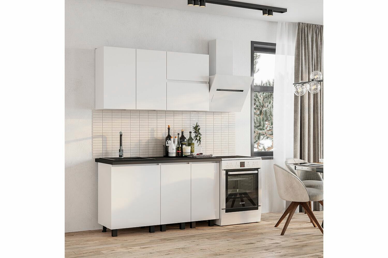 Готовая кухня 1,4 м Аура