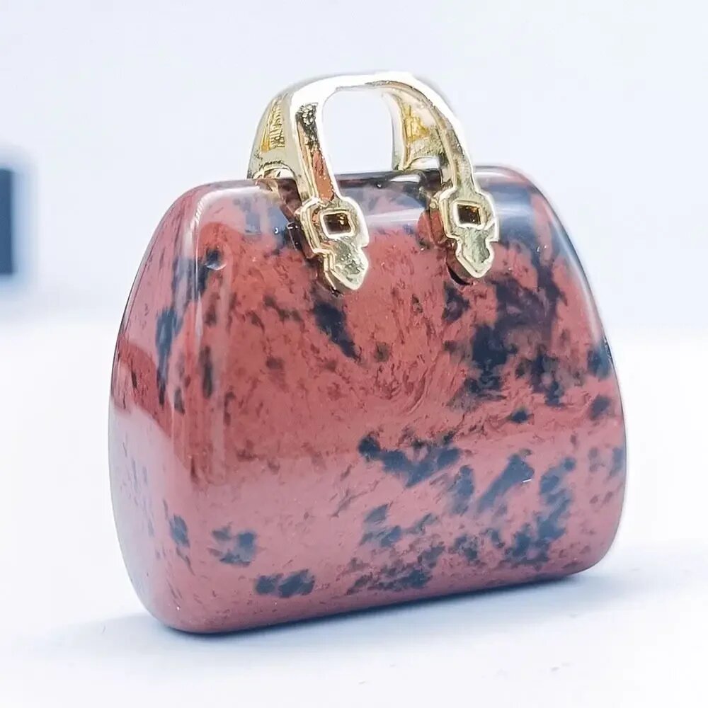 Кристальная сумочка из кварца Розовый, 16