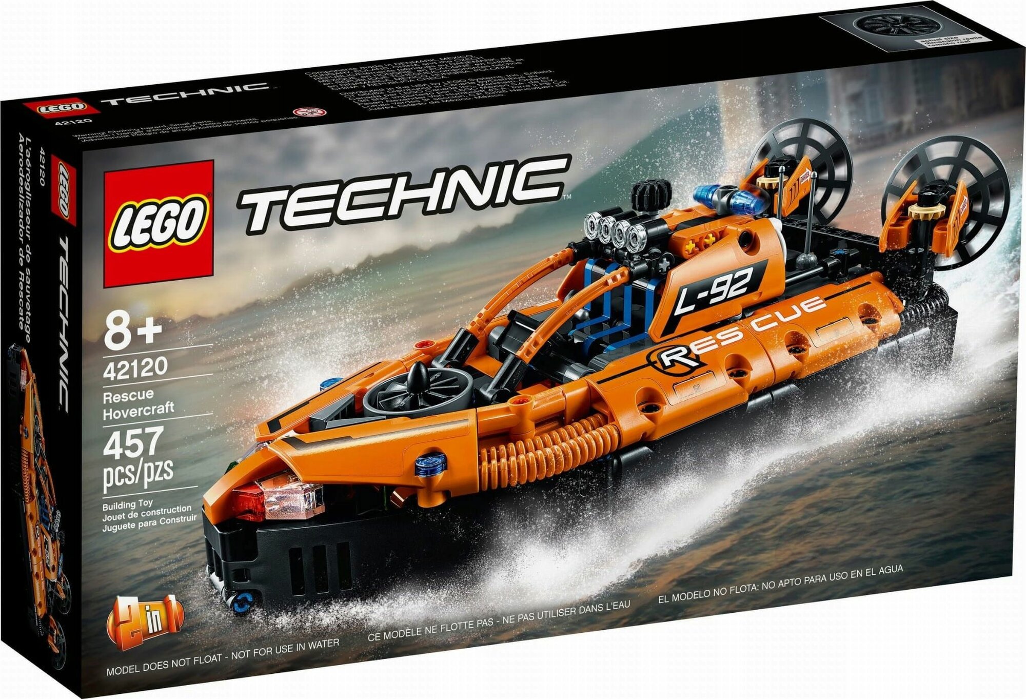 Конструктор LEGO Technic - Спасательное судно на воздушной подушке - Лего Техник 42120