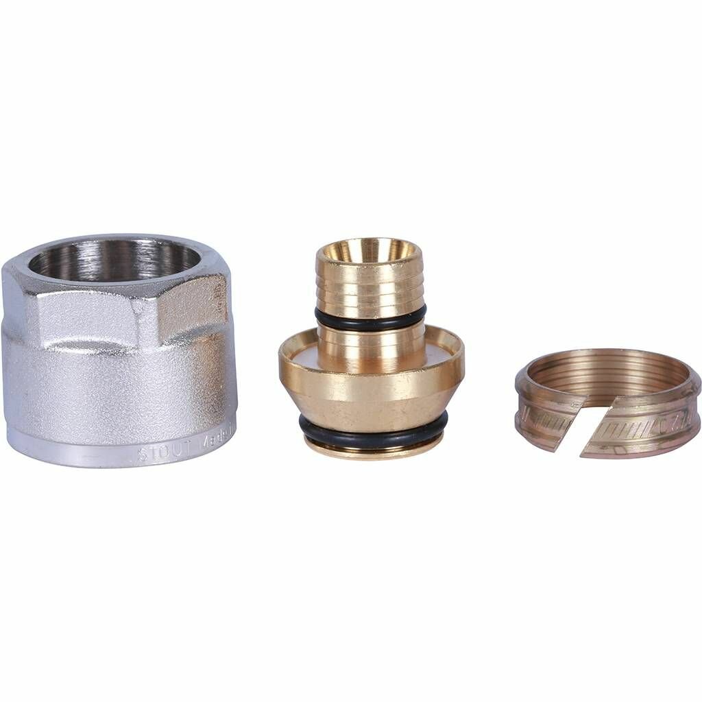 Резьбозажимное соединение STOUT 20х2,9 х 3/4" для стабильных труб PE-Xc/AL/PE-Xc