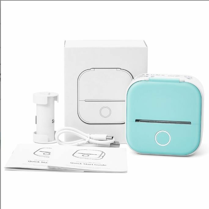 Phomemo T02 термопринтер портативный бирка для одежды ручной принтер со штрих-кодом