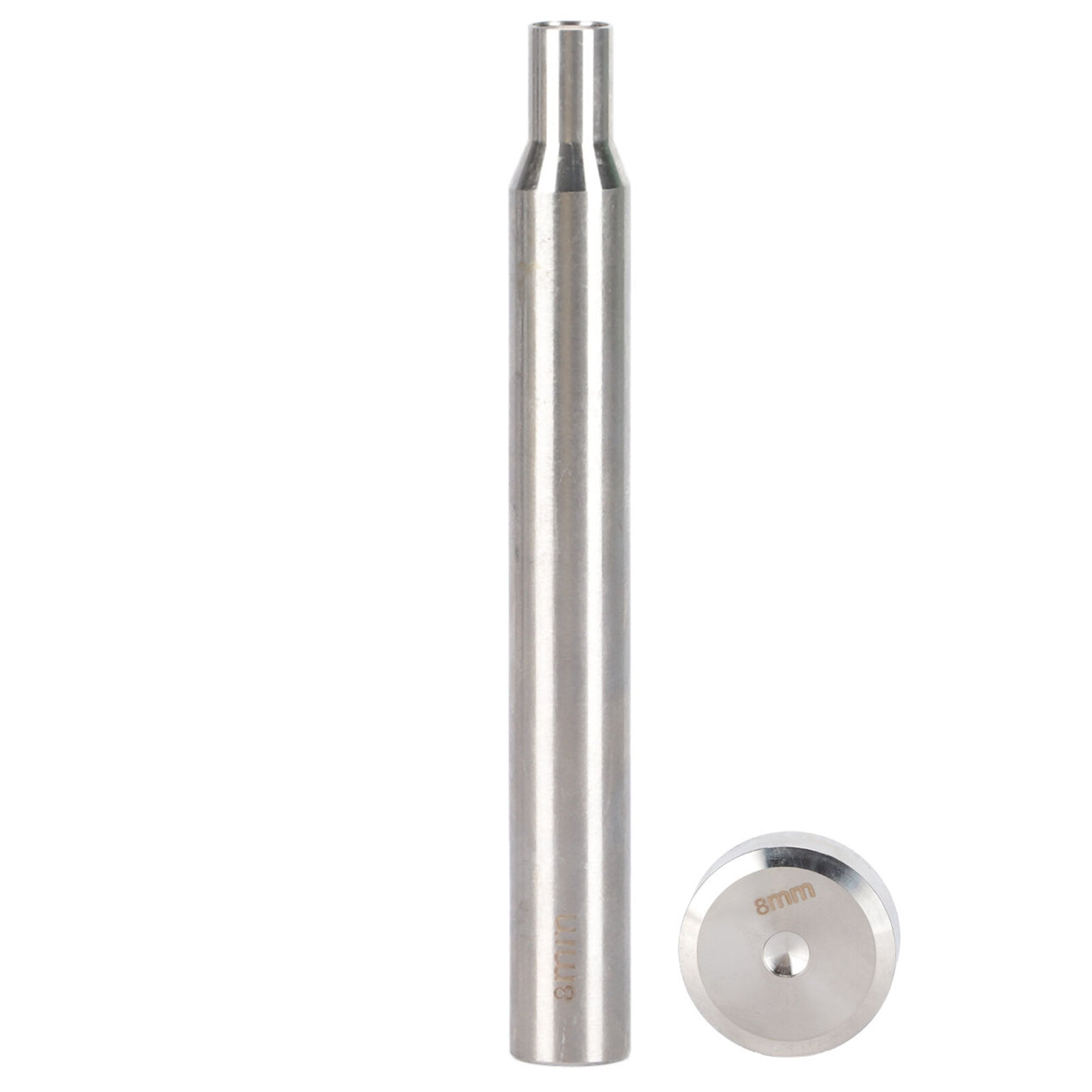 Двусторонний пробойник для заклепок 8 мм, плоский инструмент для установки пуговиц на кожаные изделия своими руками.