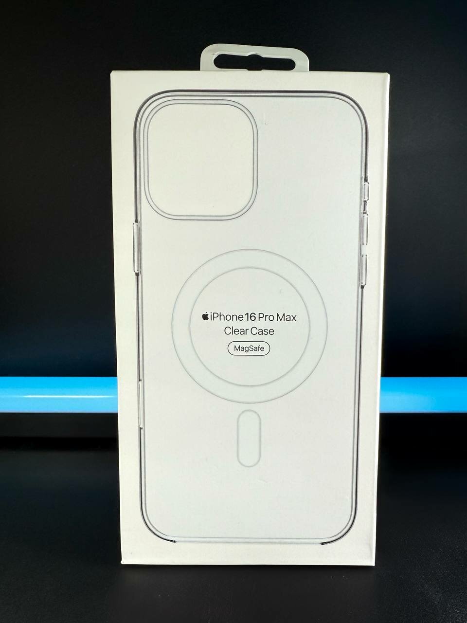 Чехол Clear Case магнитный для 16 Pro Max прозрачный с анимацией NFC