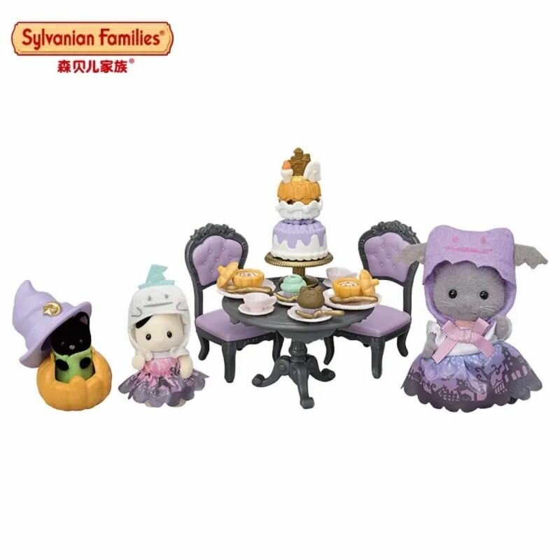 Sylvanian Families Набор фигурок Детская игрушка Персидская кошка Хэллоуин