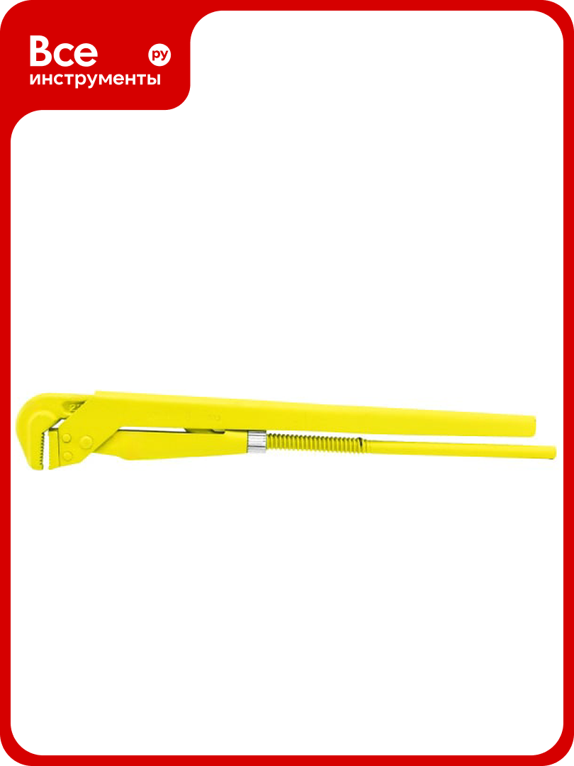 Трубный рычажный ключ EKOTOOLS прямая рукоятка, тип L, 2" 500 мм СS EKOTOOLS 2772420, легко