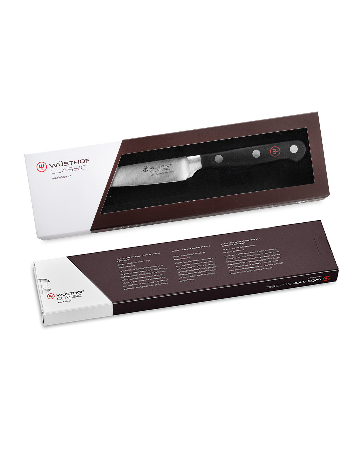 Wuesthof Classic Нож кованый кухонный овощной 10см для чистки и нарезки, Золинген, Германия