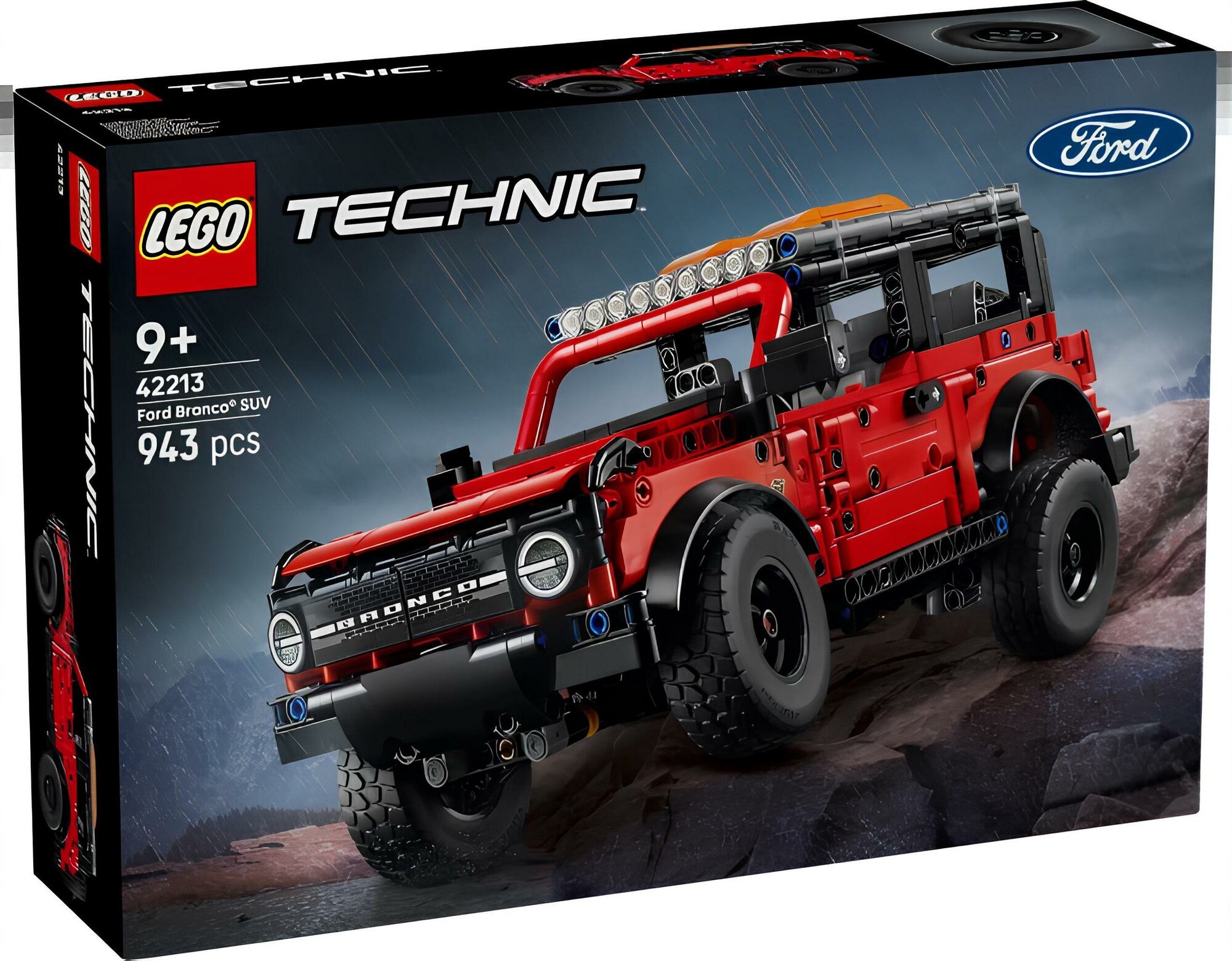 Конструктор LEGO Technic 42213 Внедорожник Ford Bronco SUV, 943 дет, 9+