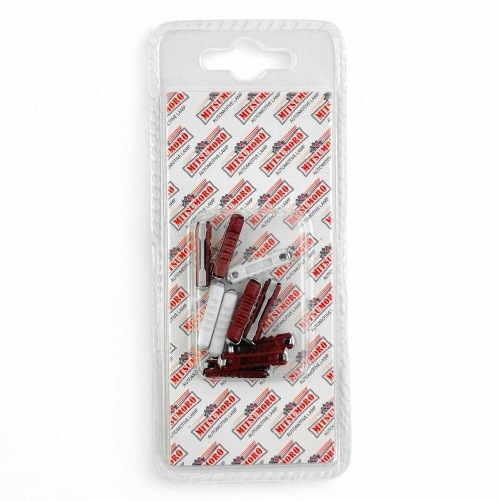 Предохранители цилиндрические (8а 3- шт, 16а - 7 шт) 10шт