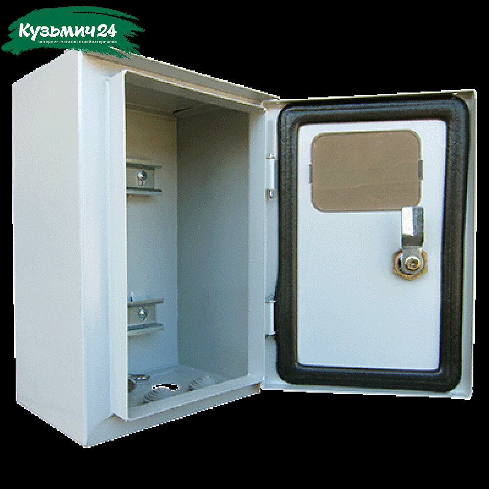 Щит учетно-распределительный герметичный металлический ЩРУг-1Н6, 295х195х170 мм, IP55, навесной, 1 шт.