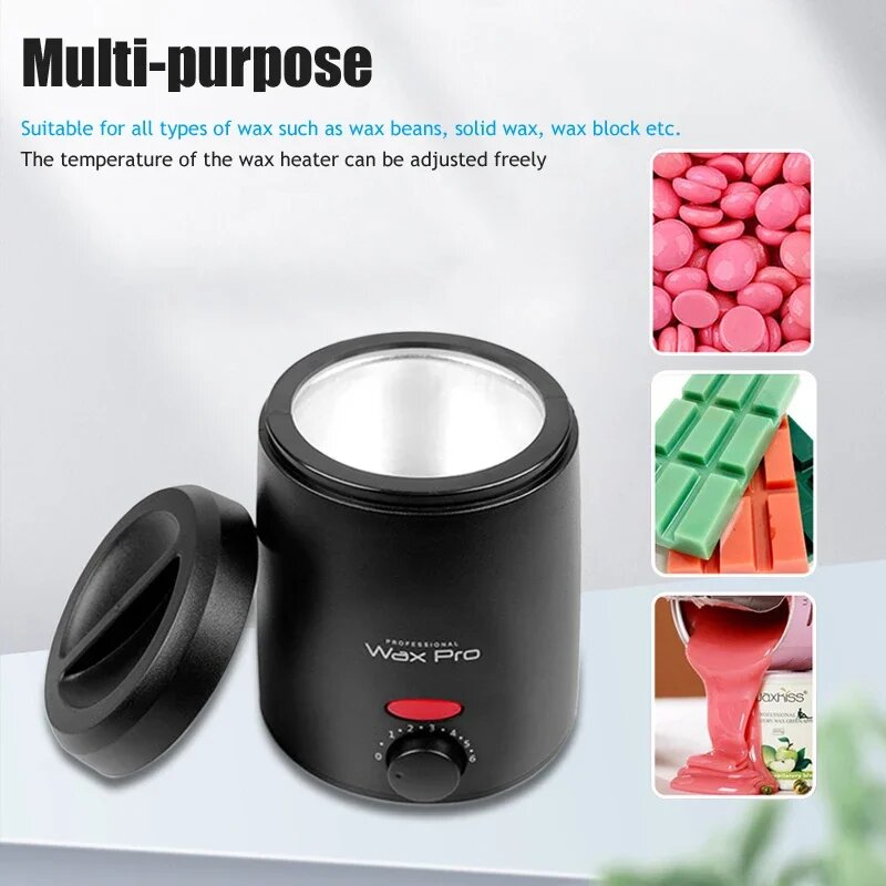 Нагреватель воска SUNANTH Wax Pro, 200 мл, US Plug, черный — фото 1