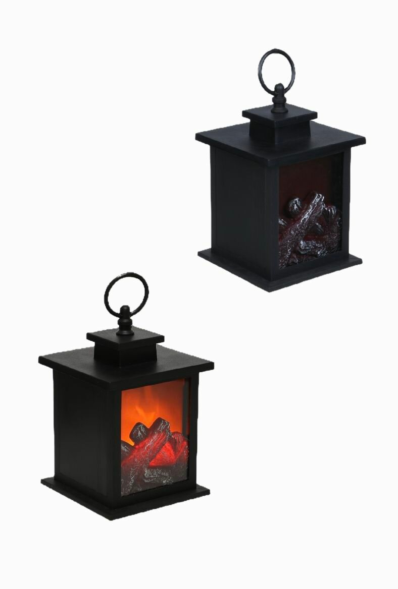 Светильник Камин "Живой огонь" 12*12*18,5 см светодиодный