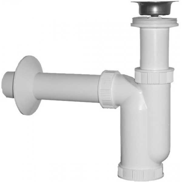 Сифон для писсуара Jika Domino 9073.0.000.000.1 горизонтальный выпуск