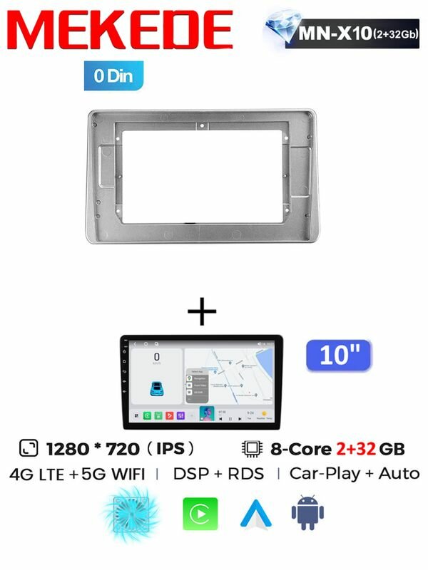 Магнитола 10.2" Mekede MN X10 Pro 2/32 Gb Nissan Murano 3 Z52 2014-2020 carplay