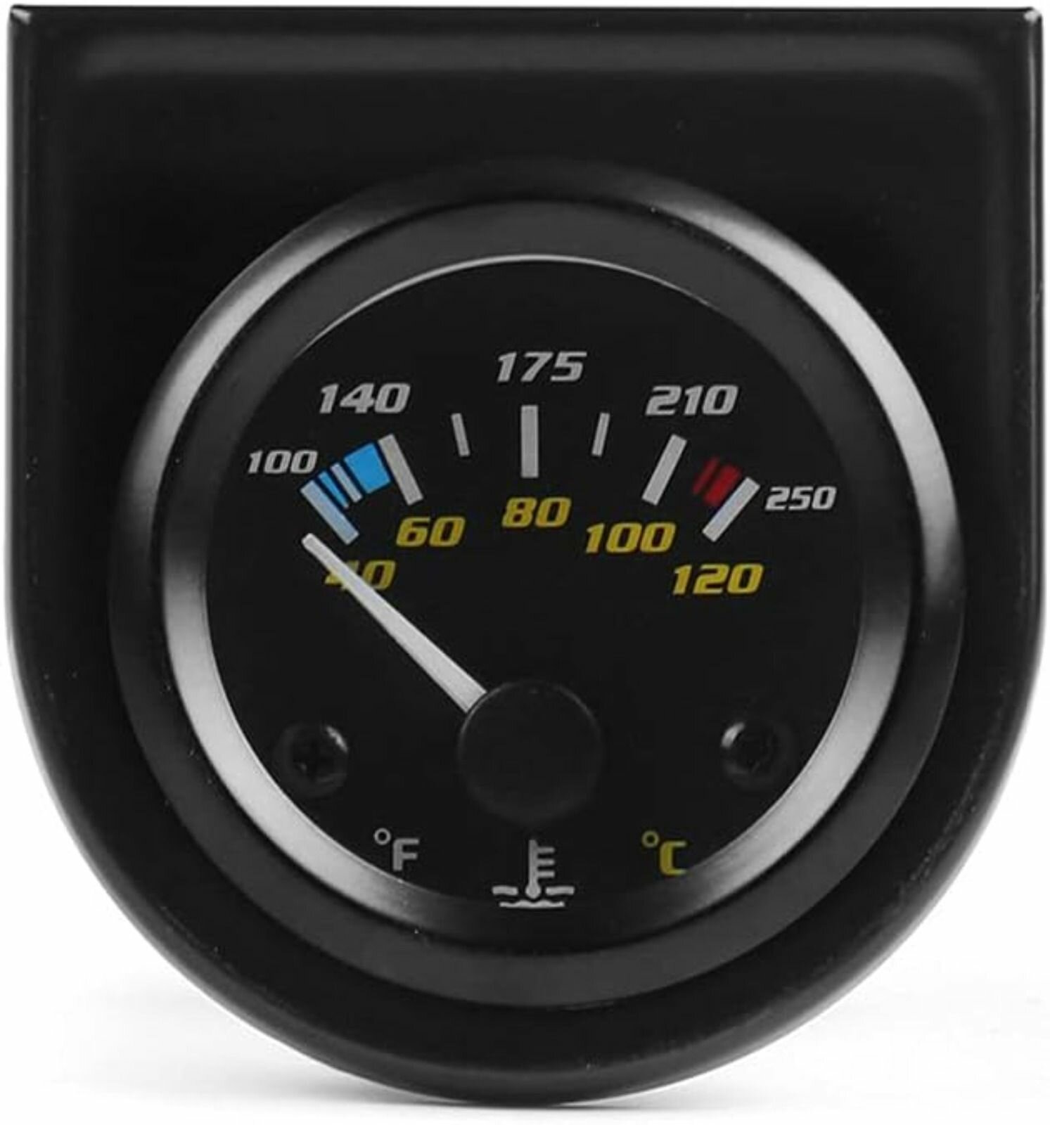 Указатель температуры воды автомобильный 52мм, датчик температуры охлаждающей жидкости с сенсором 1/8NPT для тюнинга ВАЗ, УАЗ и иномарок