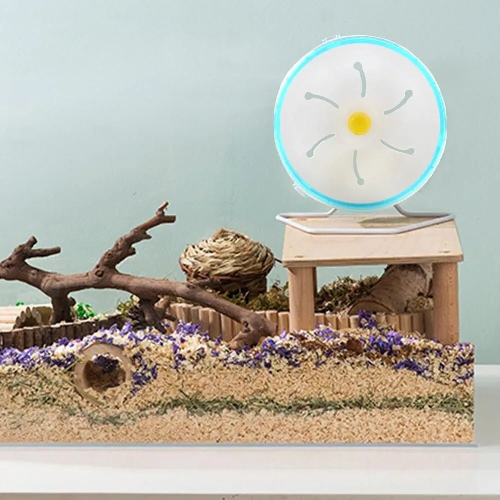 Колесо для хомяка, нескользящее бесшумное беговое колесо, Подходит для хомяков развлечение.