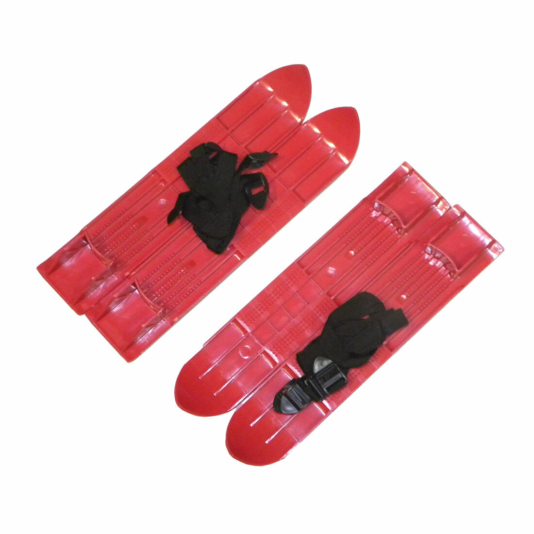 Мини лыжи пластмассовые детские (36см) 2 пары красный красный