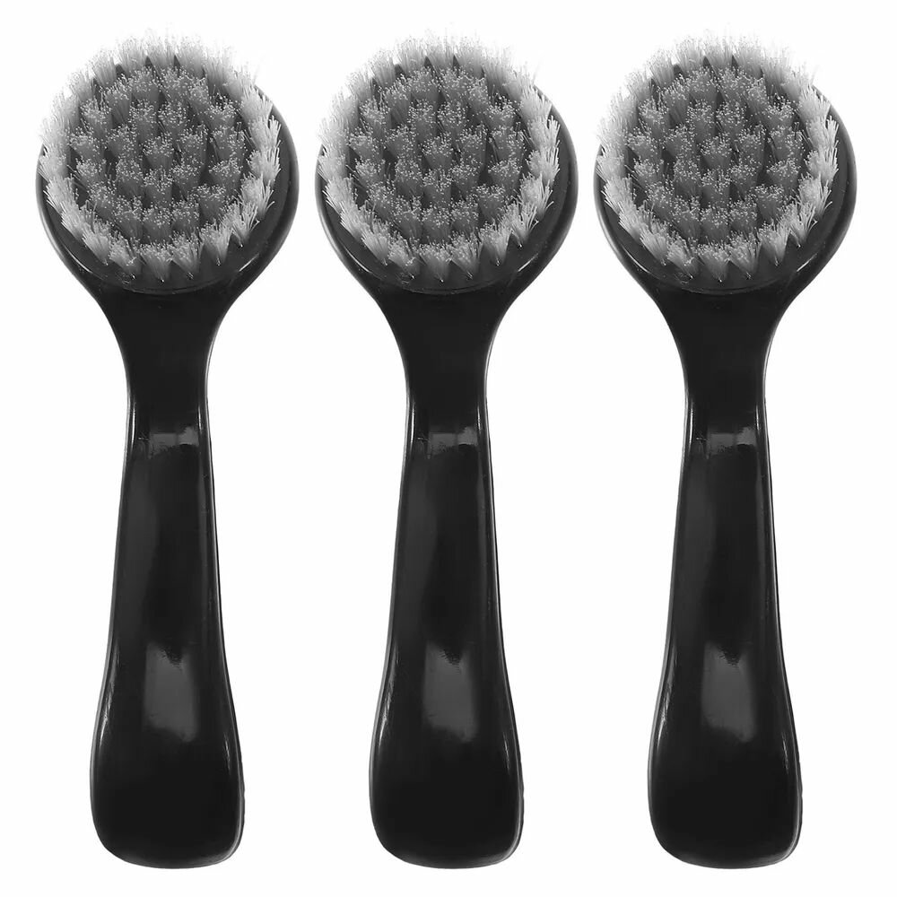 Щетка Для Очищения Лица Ручная, Глубокая Чистка Кожи, 3 Штуки В Комплекте, Размер 13.00X4.20X2.50Cm