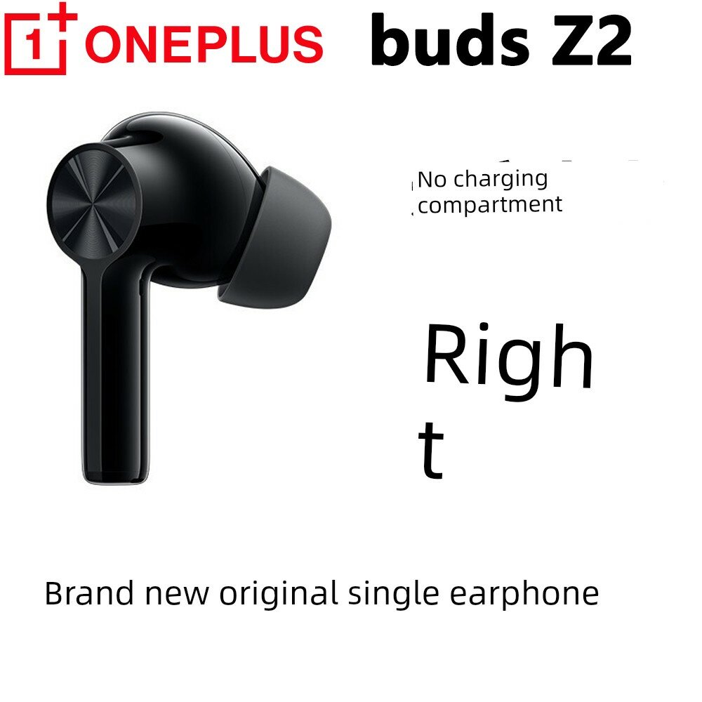 Одиночный правый наушник OnePlus Buds Z2, беспроводные Bluetooth наушники, черный цвет