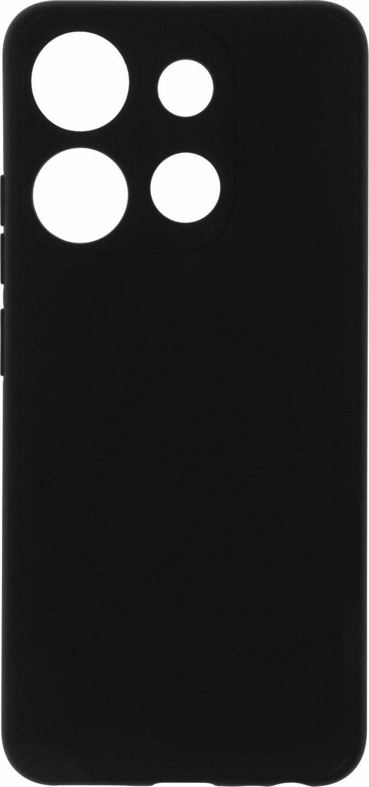 Чехол клип-кейс Borasco для Tecno Spark Go 2023, черный (71352)