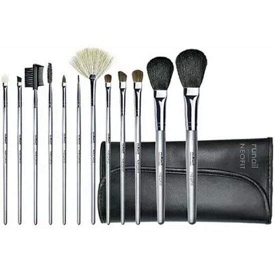 Набор профессиональных кистей для макияжа Runail Professional RuNail Neofit, 12 кистей №0204