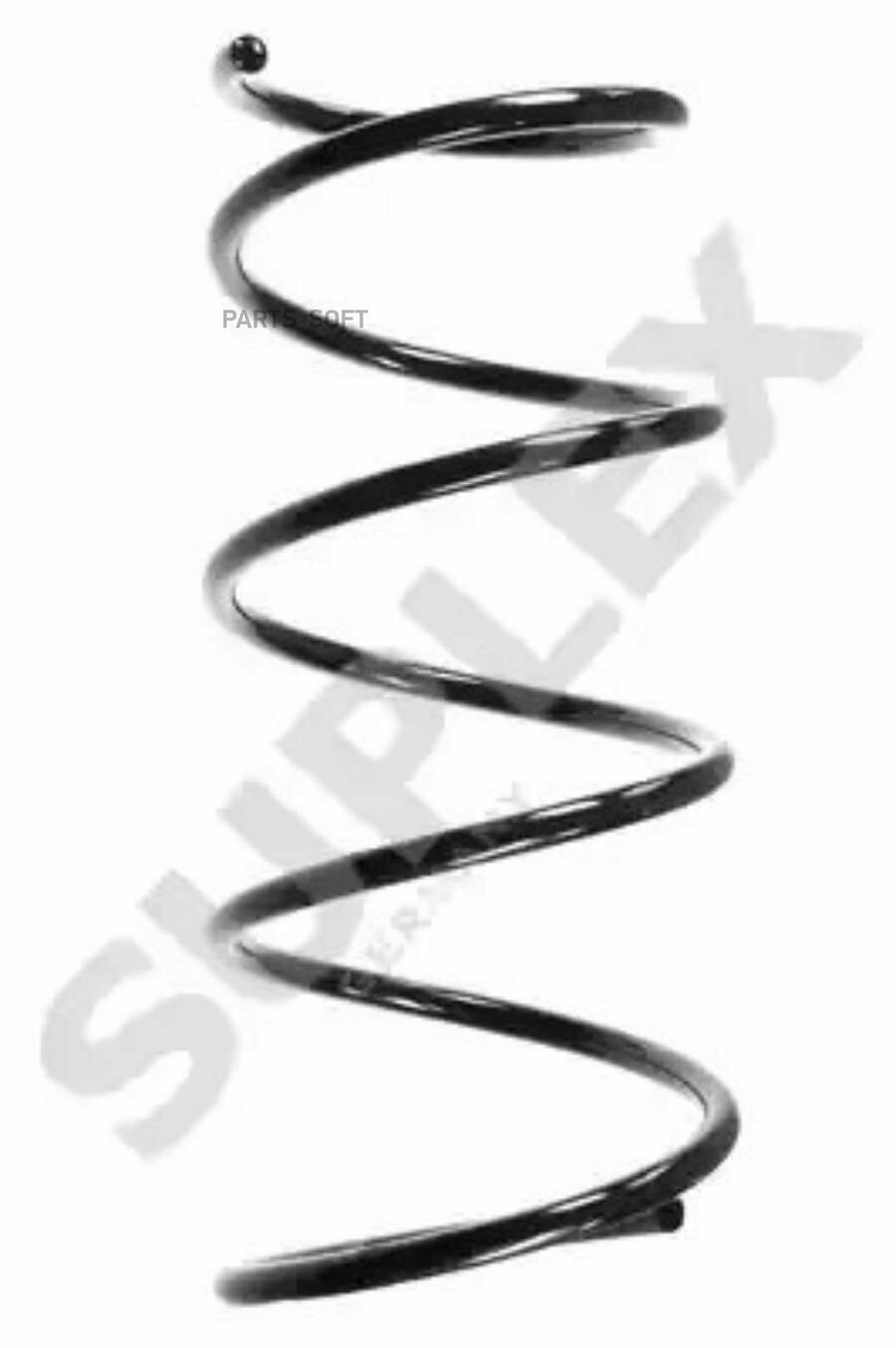 Пружина подвески RENAULT LAGUNA I - 2,0 / 1,9 DTI / 1,9 DCI / 2,2D / 2,2 DT F SUPLEX арт. 27210